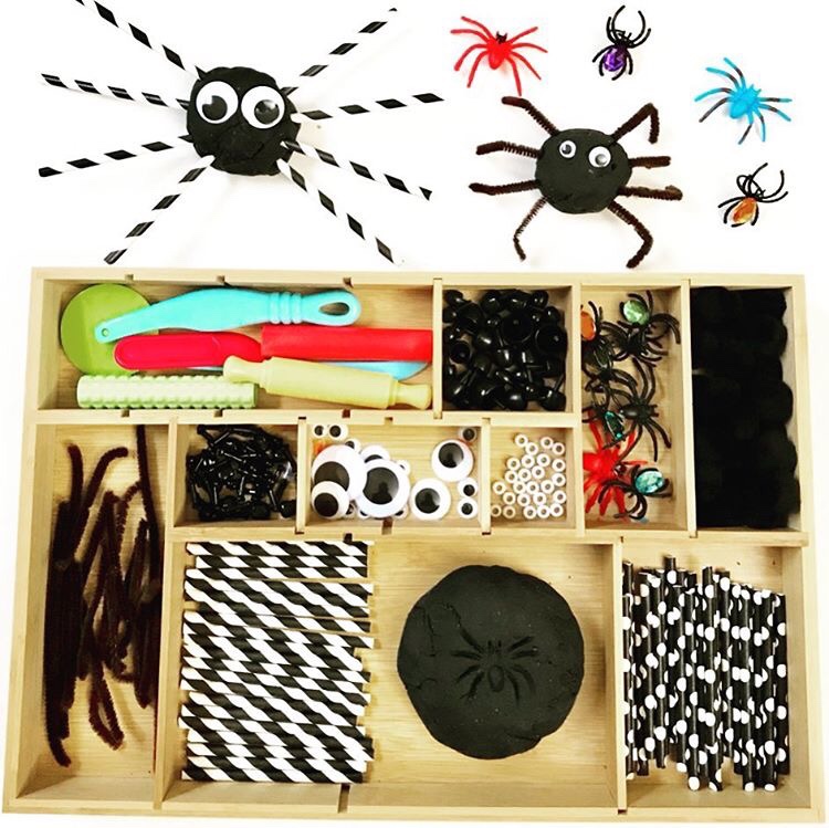 Spider Playdough Invitation - Fun In Cocoon