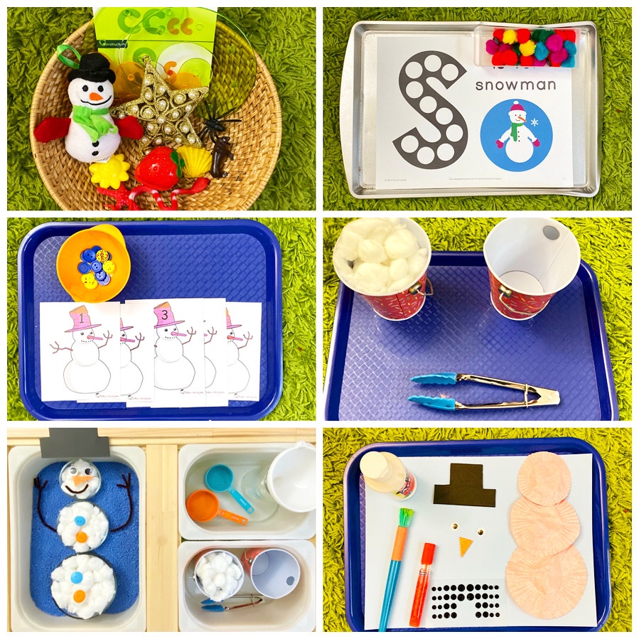 Tot Trays - Snow - Fun In Cocoon